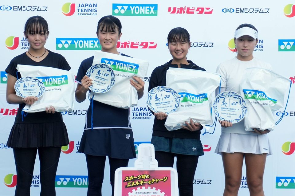 ～世界に飛び出せ、金の卵たち！～国内国際ジュニア大会2023表彰写真｜PHOTOアルバム | テニスマガジンONLINE｜tennismagazine.jp