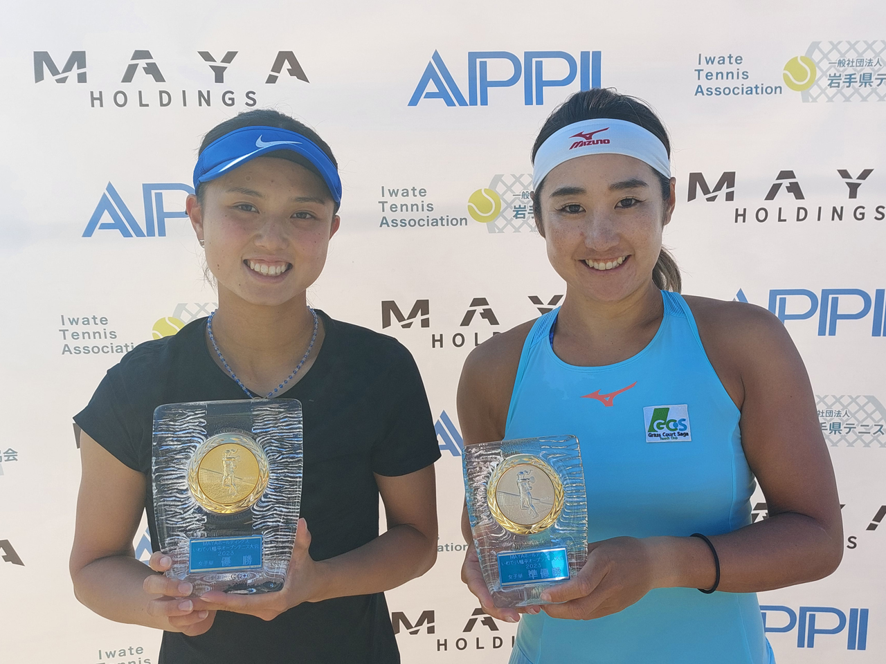 女子はシングルスが加藤智子、ダブルスは中島美夢／塩谷夏美が優勝 [いわて・八幡平オープン2023] | テニスマガジンONLINE｜tennismagazine.jp
