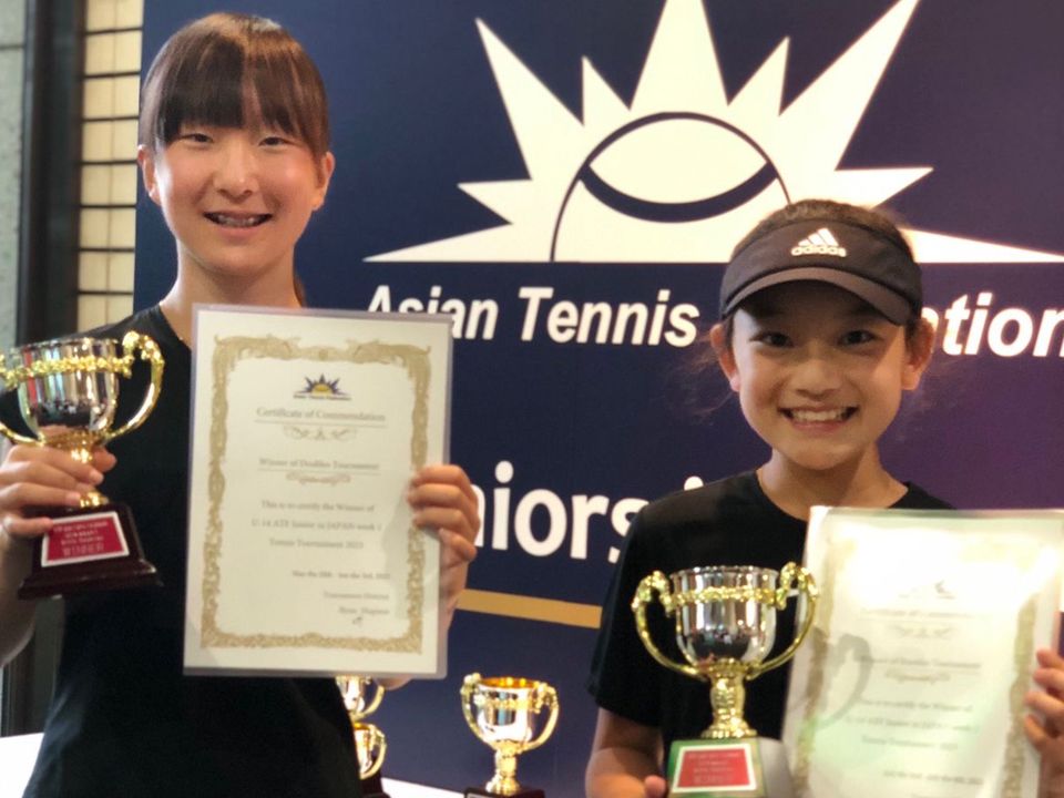 女子は勝瑞理子が優勝、岩佐綾香とのダブルスも制して2冠達成 [ATFジュニア in Japan U14第1週] | テニスマガジンONLINE｜tennismagazine.jp