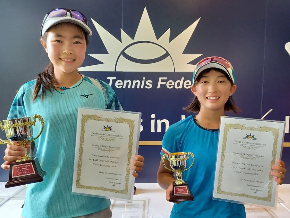 女子は和田奈菜世が優勝、清水望叶とのダブルスも制して2冠達成 [ATFジュニア in Japan U14第2週] | テニスマガジンONLINE｜tennismagazine.jp