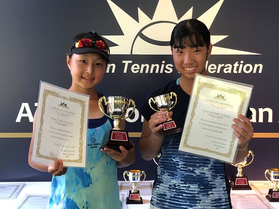 女子は菊池りあが優勝、石田友羅とのダブルスも制して2冠達成 [ATFジュニア in Japan U14第3週] | テニスマガジンONLINE｜tennismagazine.jp