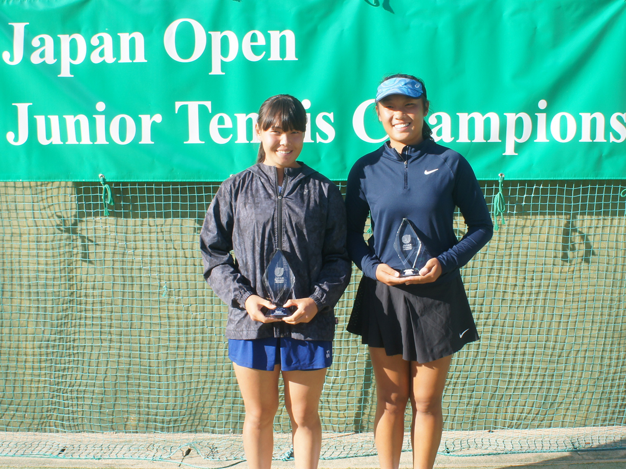 女子は山本晄＆朝倉優奈／稲場らんが優勝 [ジャパンオープンジュニア2023] | テニスマガジンONLINE｜tennismagazine.jp