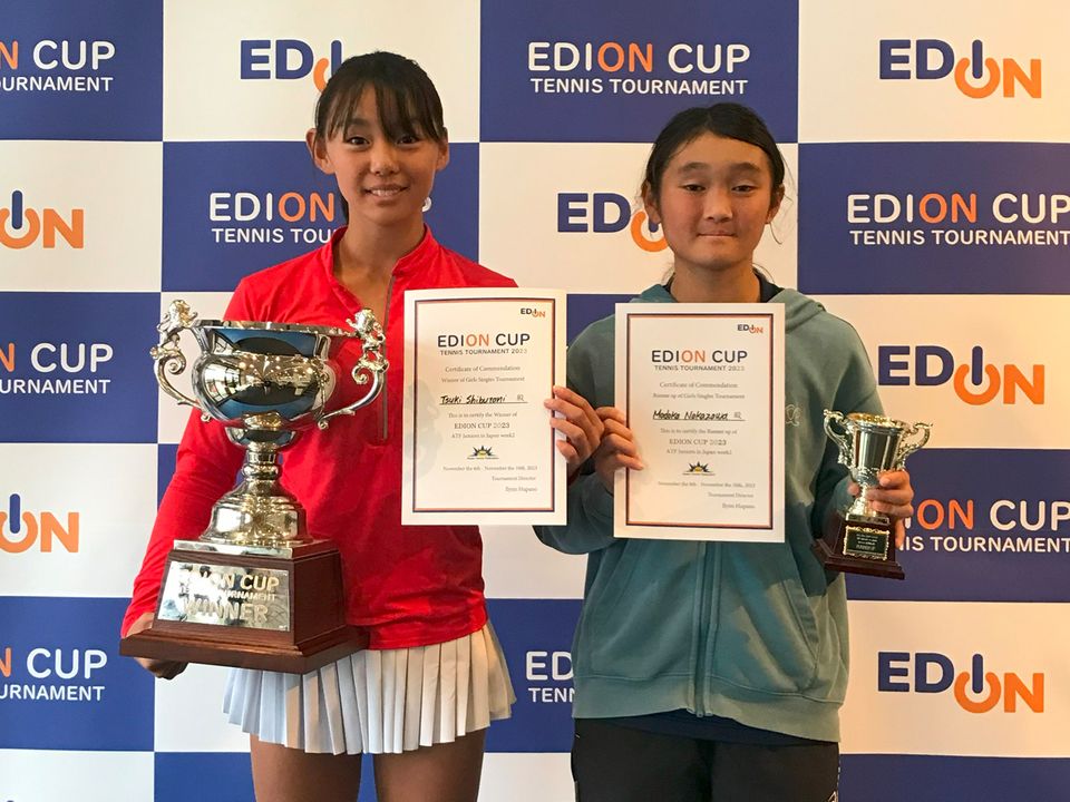 女子は渋谷月姫がノーシードから優勝、佐藤実莉とのダブルスも制して2冠達成 [2023ATFジュニアU14 in 山梨 Week2] | テニスマガジンONLINE｜tennismagazine.jp