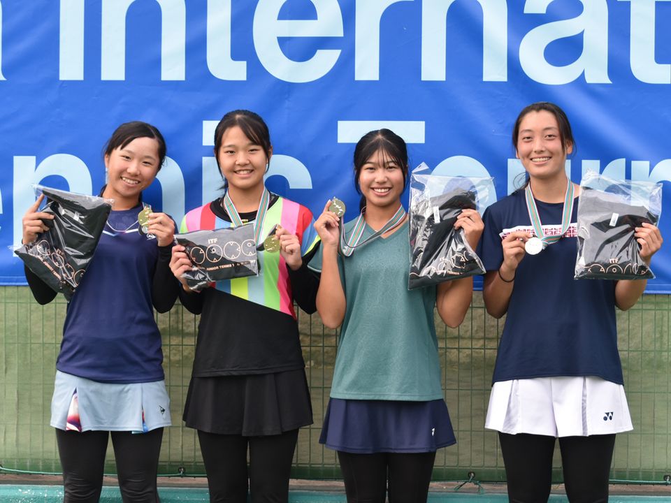 女子は坂井心優＆藤井小夏／石田実莉が優勝 [ITF大阪国際ジュニア2023] | ジュニア | テニスマガジンONLINE｜tennismagazine.jp