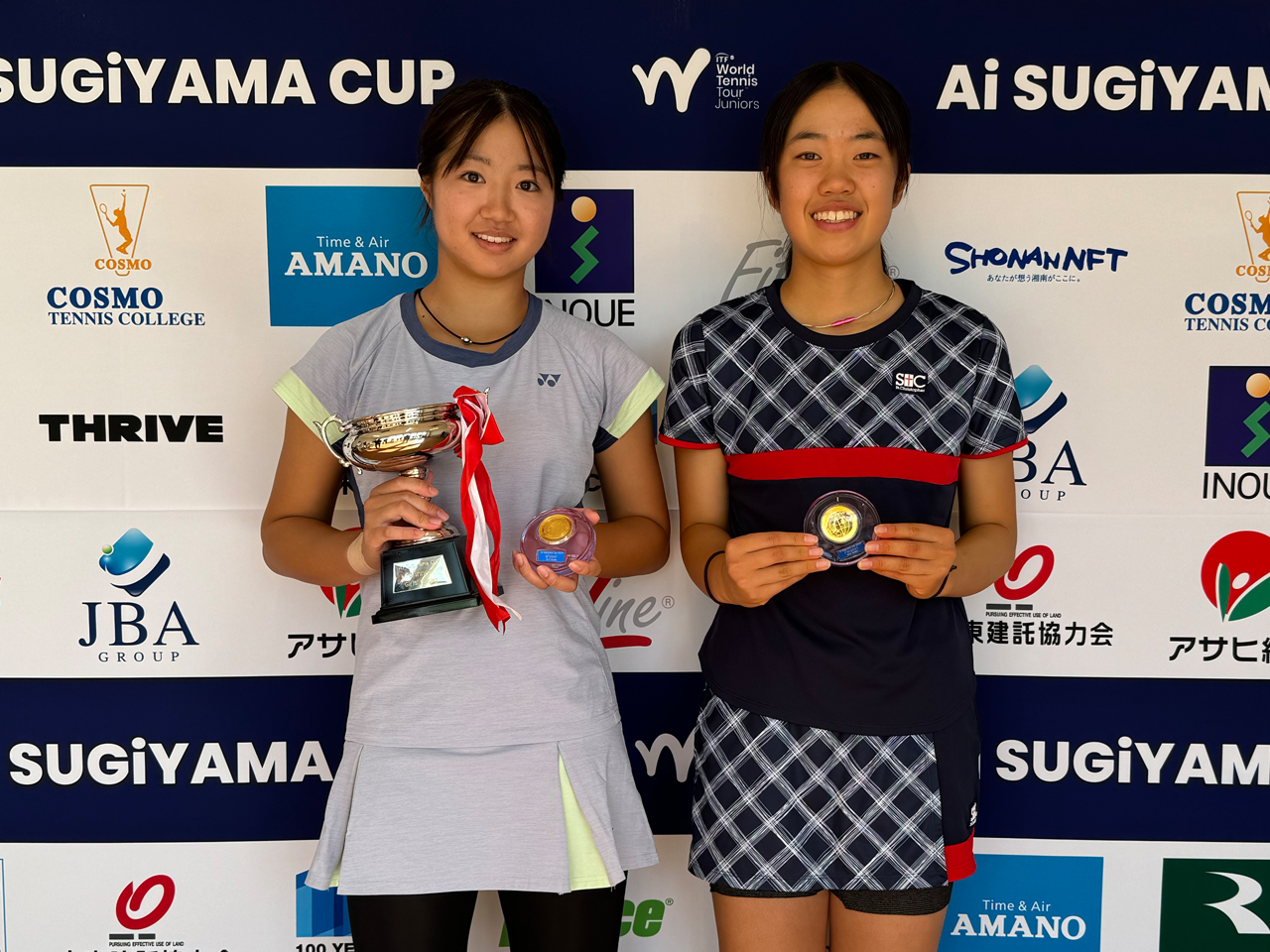 女子は吉田理世＆山倉実桜／米澤渚が優勝 [2024ITFジュニア茅ヶ崎U18] | テニスマガジンONLINE｜tennismagazine.jp