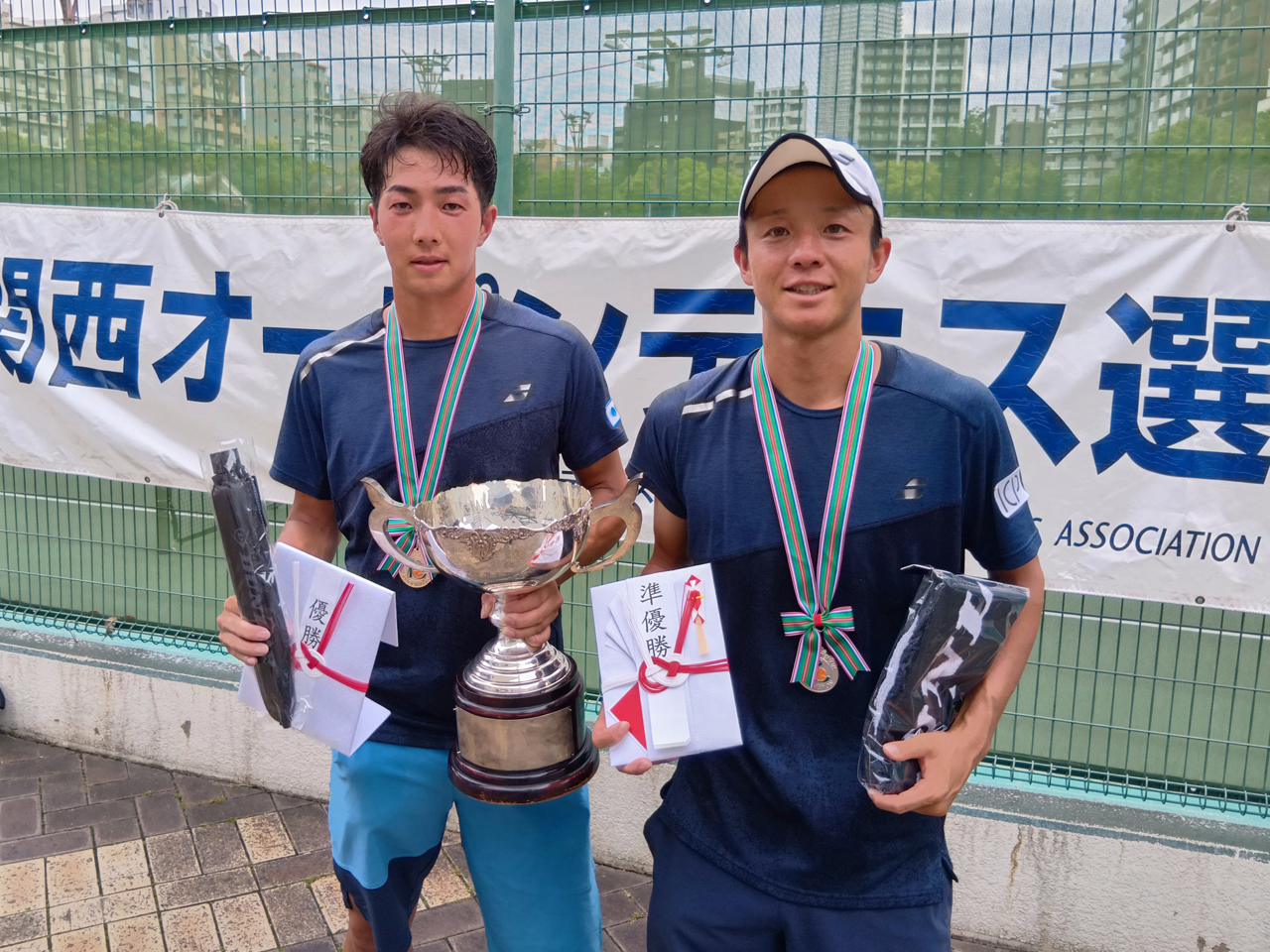 男子は柴野晃輔＆井戸垣一志／大塚健太郎が優勝 [第101回関西オープン] | テニスマガジンONLINE｜tennismagazine.jp