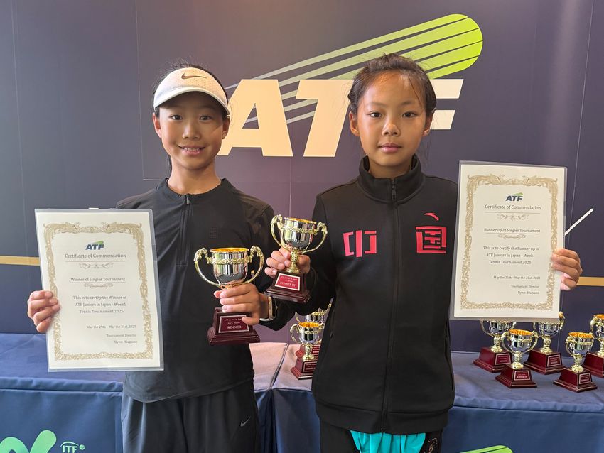 女子シングルスは中国のヤン・ジーユエが優勝、ソン・ジモとのダブルスも制して2冠達成 [2025ATFジュニア in Japan U14 WEEK1] | テニスマガジンONLINE ...