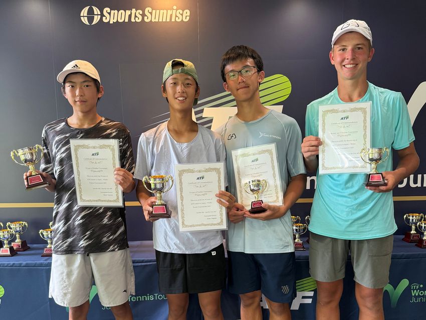 男子シングルスはキム・ノアが優勝、穂坂海斗とのダブルスも制して2冠達成 [2025ATFジュニア in Japan U16 WEEK1] | テニスマガジンONLINE ...