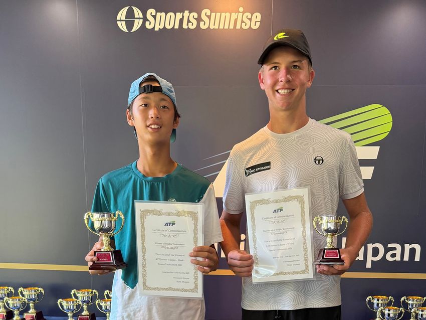 男子シングルスはキム・ノアが優勝、穂坂海斗とのダブルスも制して2冠達成 [2025ATFジュニア in Japan U16 WEEK1] | テニスマガジンONLINE ...