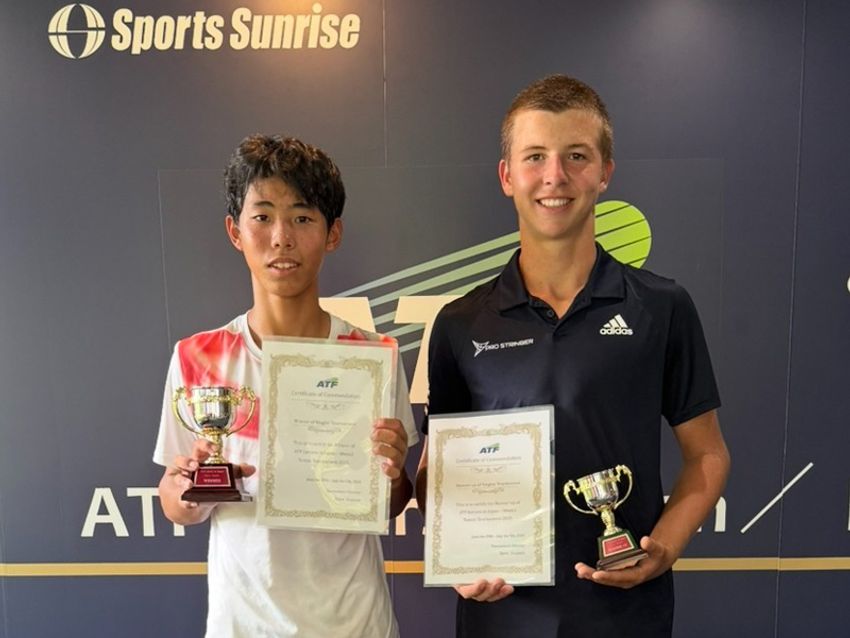 男子シングルスは本間月斗がタイトルを獲得、ダブルスはケビン・チャン／ジャック・クーパーが2週連続優勝 [2025ATFジュニア in Japan U16 WEEK3] | テニスマガジン ...
