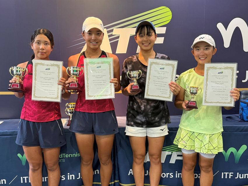 女子シングルスは森さくらが優勝、末吉優海とのダブルスも制して2冠達成 [2025ATFジュニア in Japan U16 WEEK3] | テニスマガジンONLINE ...
