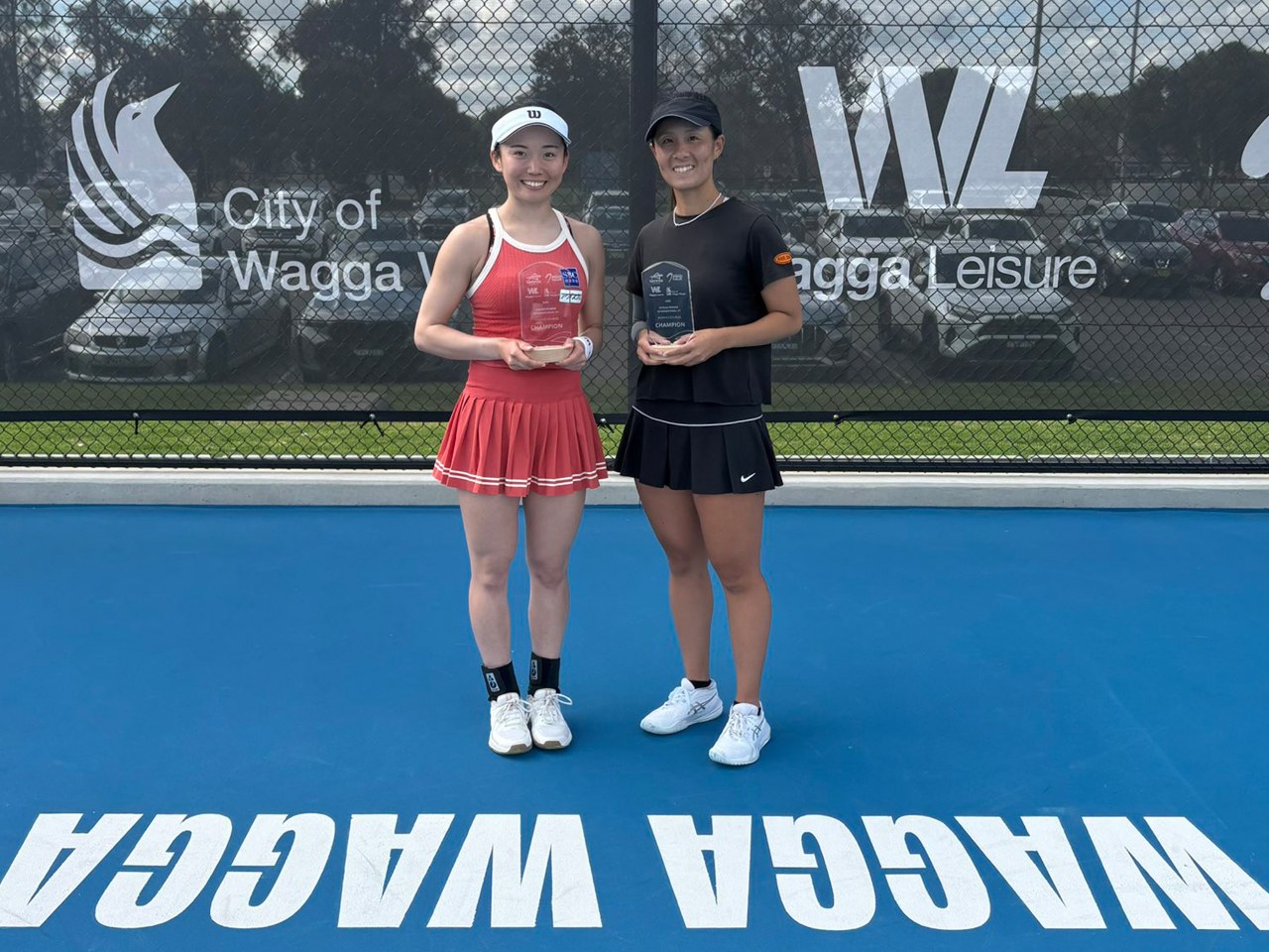 7年ぶりにITFツアー参戦の荒川晴菜／宮本愛弓がダブルス優勝 [W35ウォガウォガ] | テニスマガジンONLINE｜tennismagazine.jp